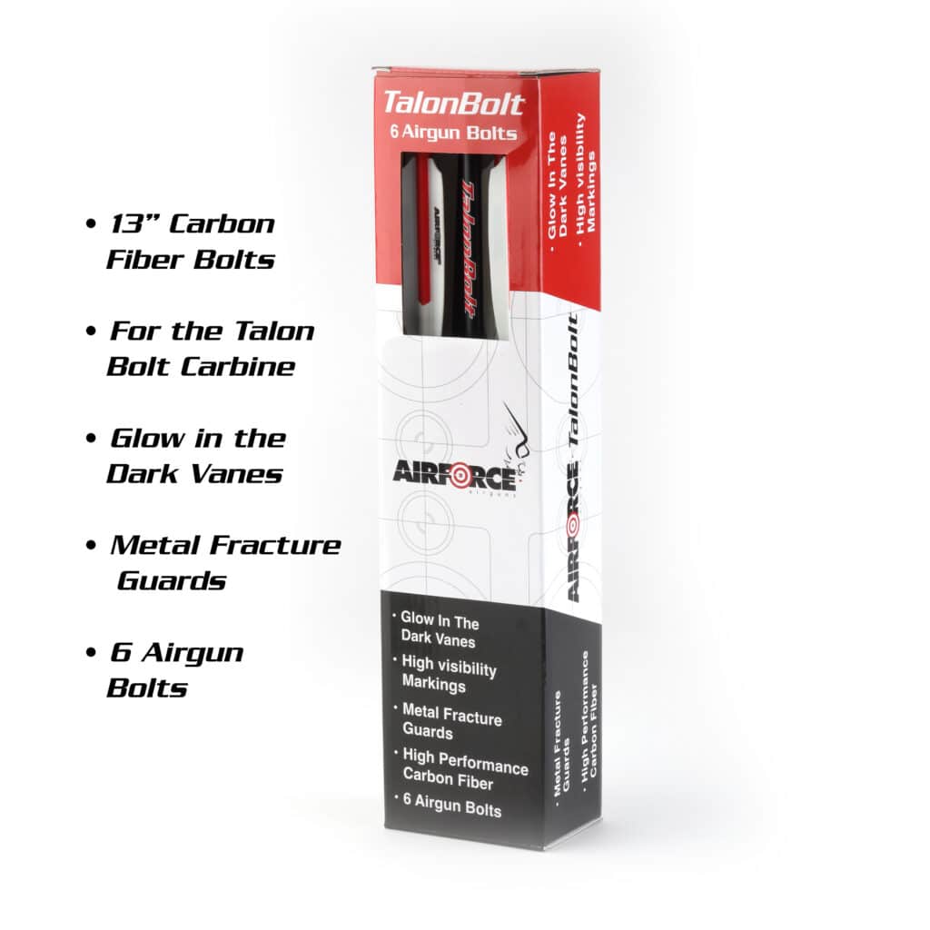 TalonBolt Carbine Bolts - Package of 6 - Airforce Airguns